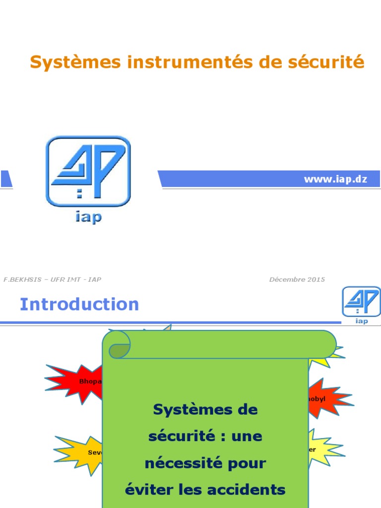 Sécurité Industrielle: Normes et Systèmes | PDF | Risque | Sécurité des ...