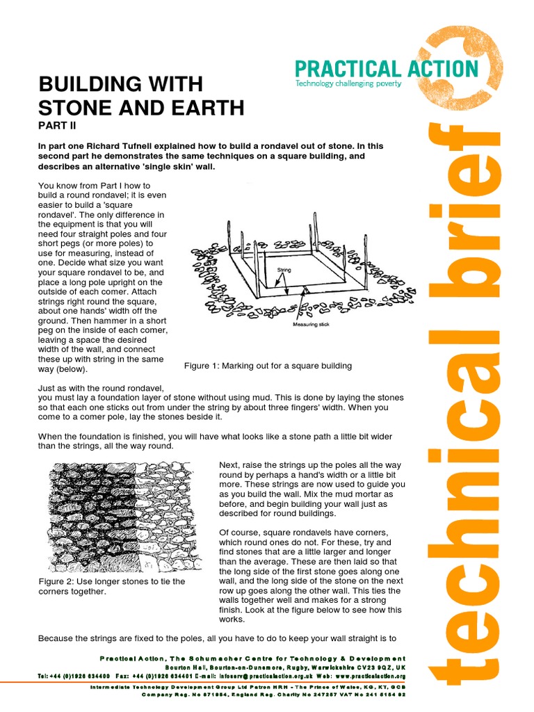 Build Square Rondavels with Stone | PDF