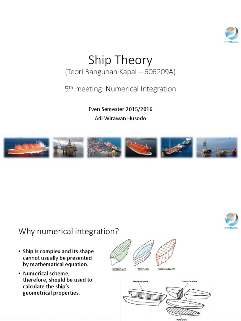 Ship Theory - Numerical Integration | PDF | Buoyancy | Integral