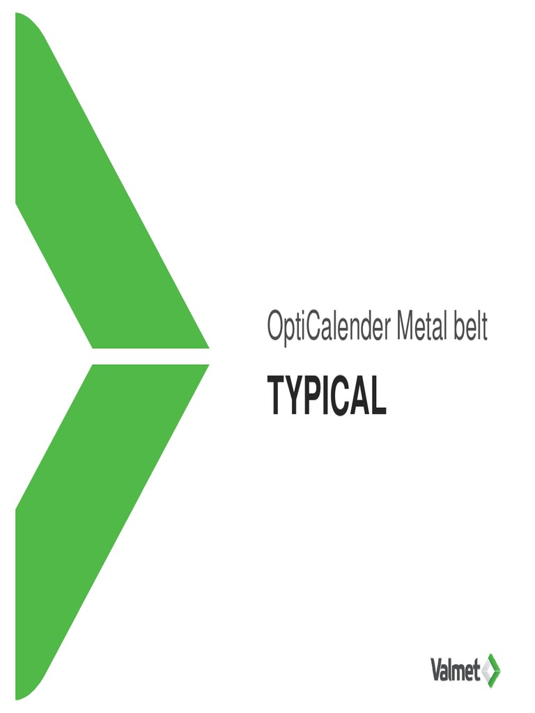An Overview of the OptiCalender Metal Belt Calendering Process | PDF ...