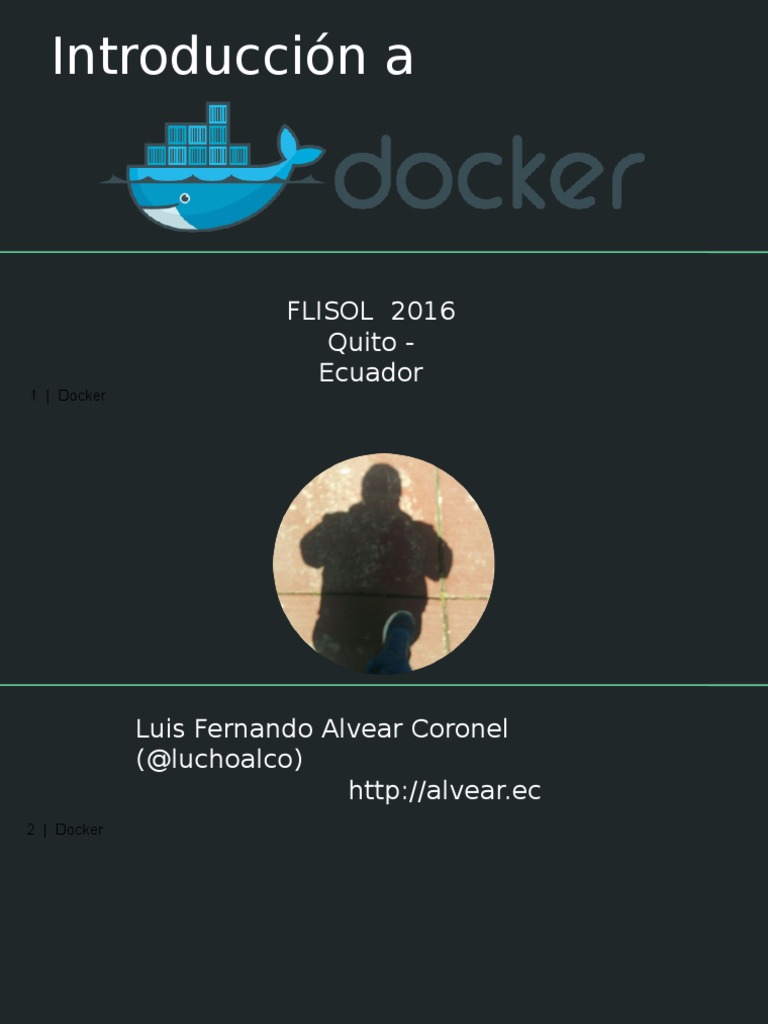 Introducción A Docker | PDF | Áreas de informática | Software libre