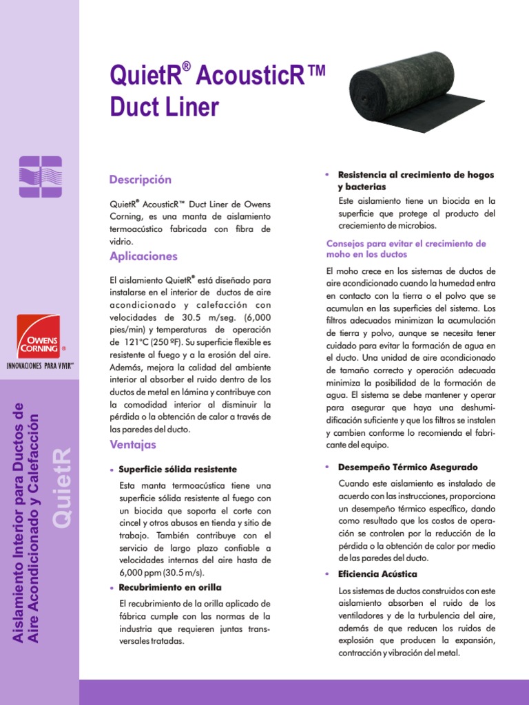 Duct Liner FT | PDF