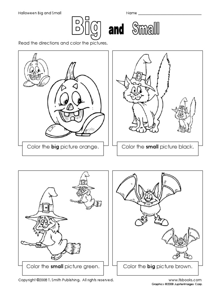 Halloween Big and Small | PDF | Language Arts & Discipline | Home & Garden