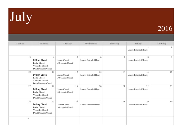 Eng 301 Webtext Calendar | PDF | Sports | Library And Museum