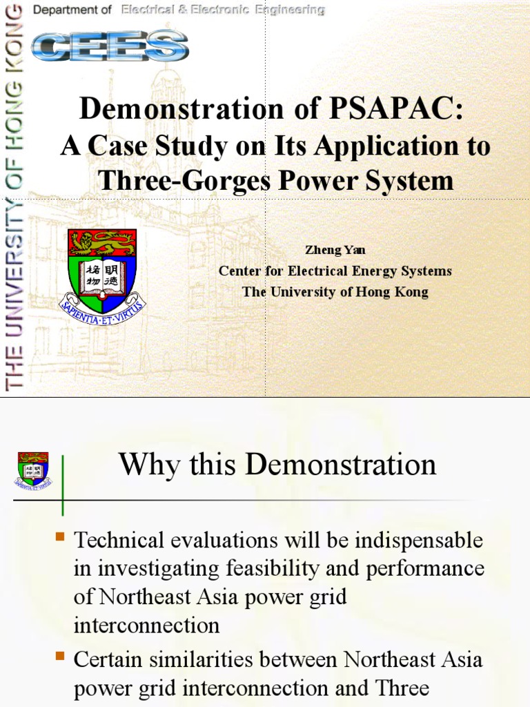 PSAPAC Application in Three Gorges System | PDF | High Voltage Direct ...