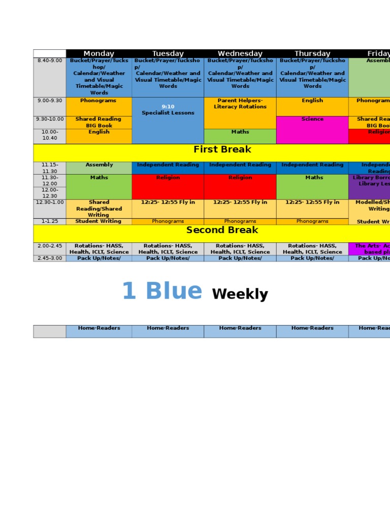 Timetable | PDF | Foreign Language Studies | Wellness
