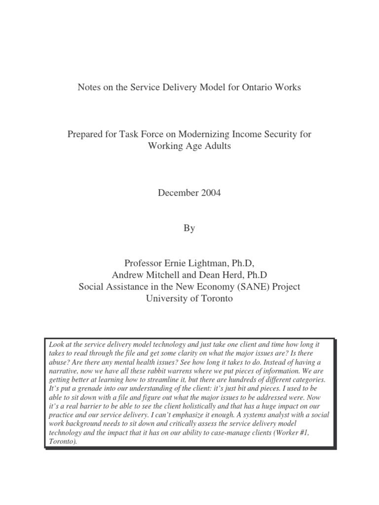 Barriers to Holistic Service: An Analysis of the Negative Impacts of ...