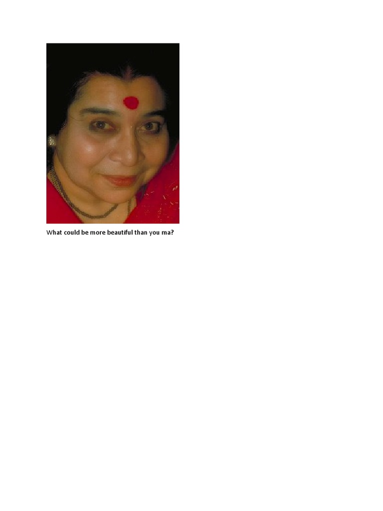 What Could Be More Beautiful Than You Ma? | PDF