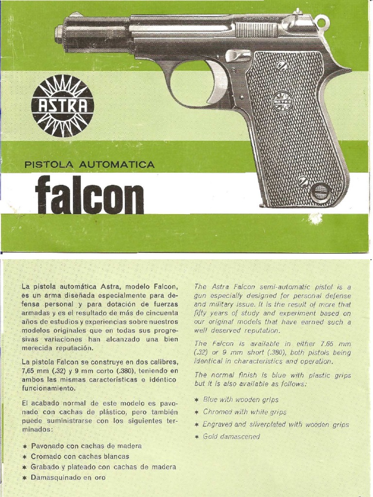 Astra Mod.4000 Falcon | PDF