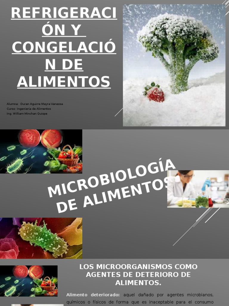 Refrigeración y Congelación de Alimentos