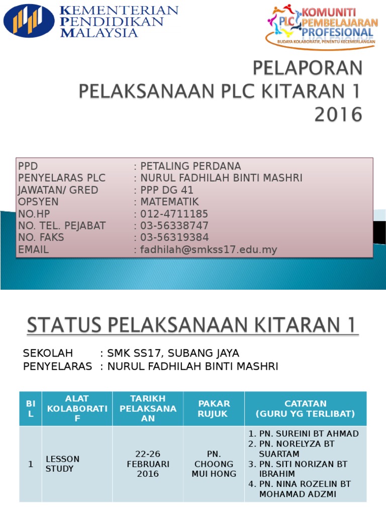 Pelaporan PLC Kitaran 2 | PDF