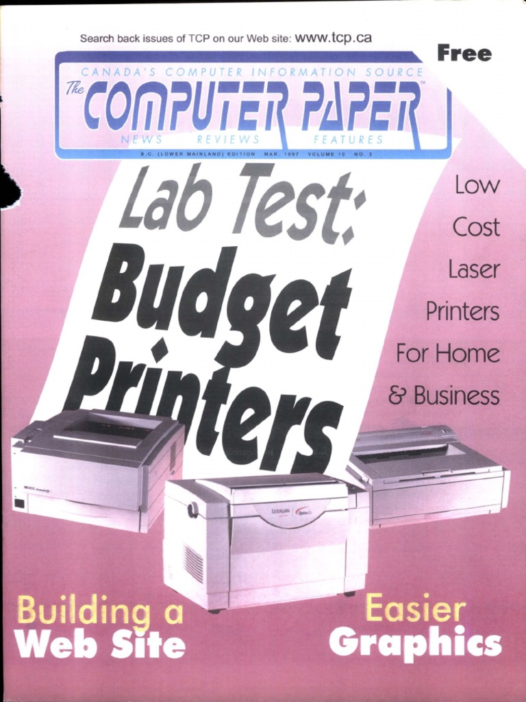 1997-03 The Computer Paper - BC Edition | PDF | Macintosh | Modem