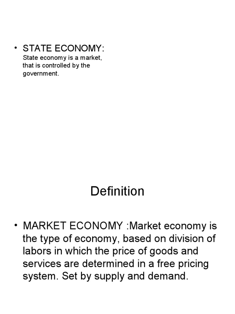Market Vs State Control | PDF | Free Market | Great Depression