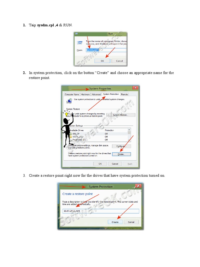 Creating Restore Point | PDF | Computers