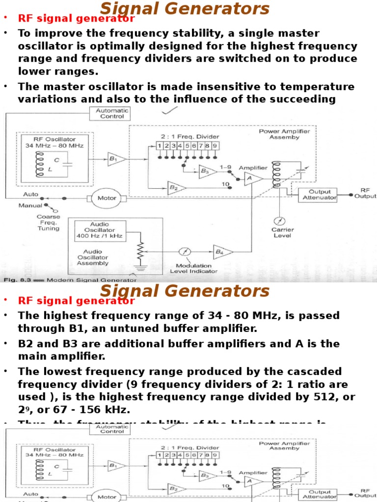 AF Signal Generators | PDF | Amplifier | Electronic Oscillator