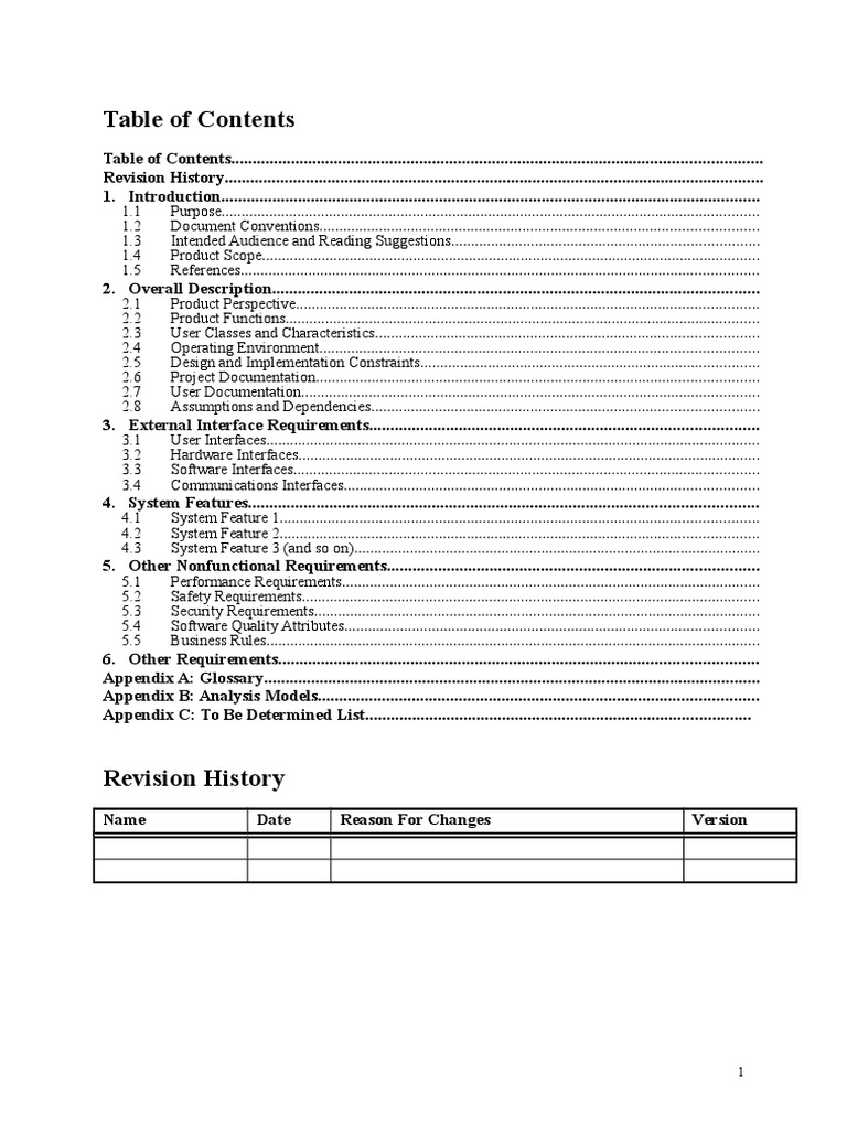 SRS Template | PDF | Use Case | Areas Of Computer Science
