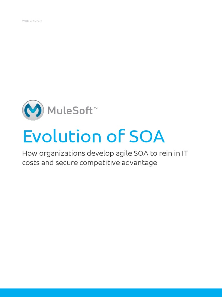 Soa Whitepaper Updated PDF | PDF | Service Oriented Architecture ...