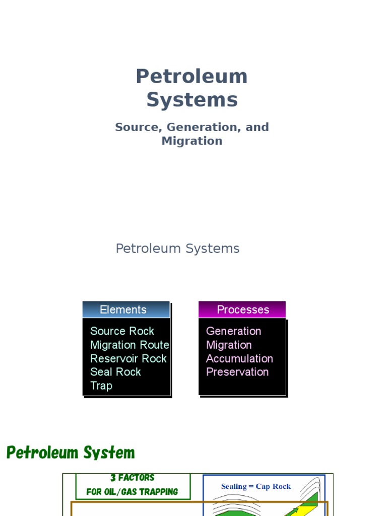 Petroleum System | PDF | Petroleum Reservoir | Petroleum