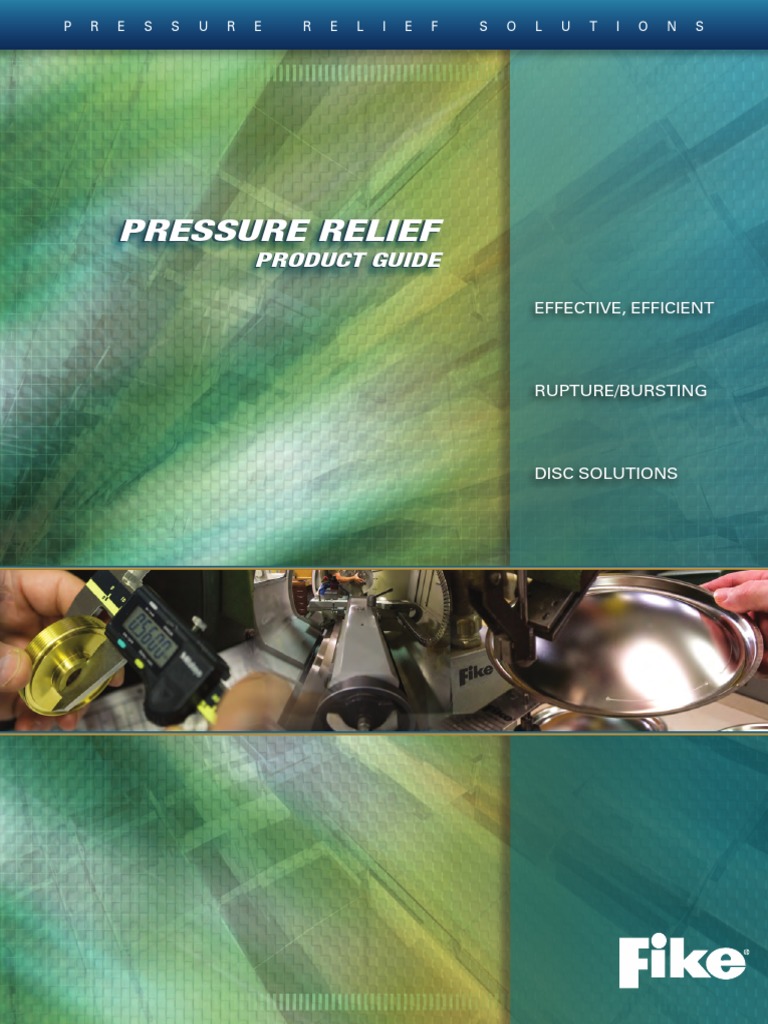 Fike Pressure Relief Product Guide | PDF | Gases | Mechanical Engineering