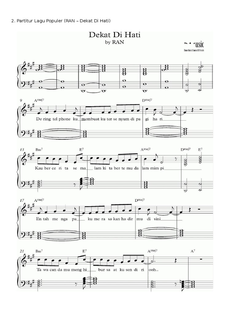 Partitur Vocal Group | PDF