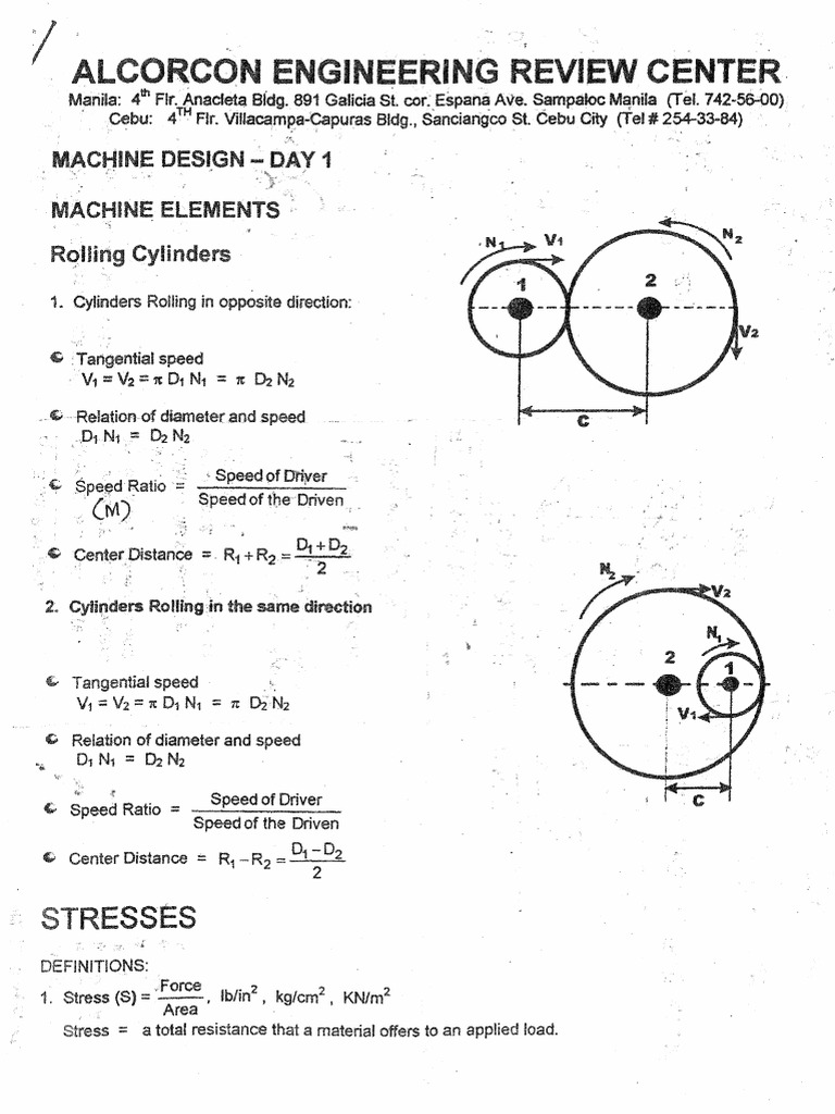 Mechanical Engineering Reviewer | PDF | Strength Of Materials | Stress ...