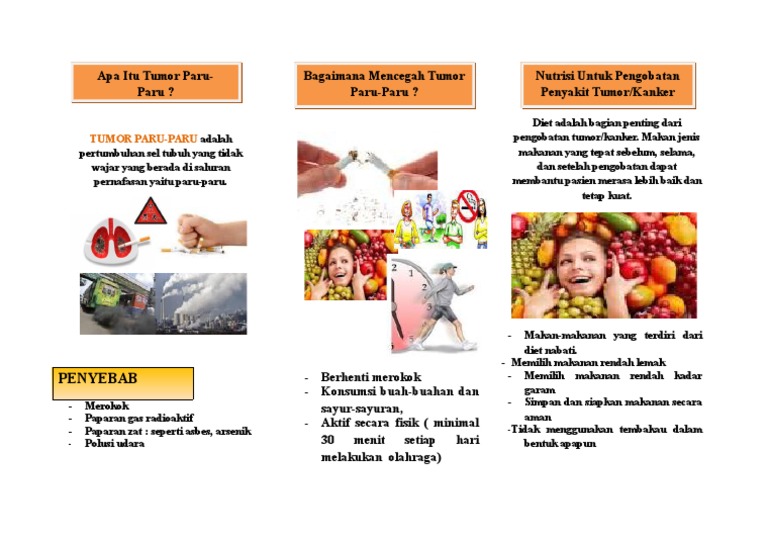 Leaflet Tumor Paru | PDF