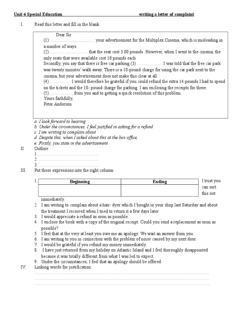 Handout Unit4 D | PDF