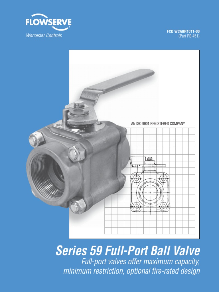 Flowserve Series 59 | PDF | Valve | Pipe (Fluid Conveyance)