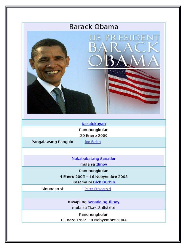 Barack Obama | PDF