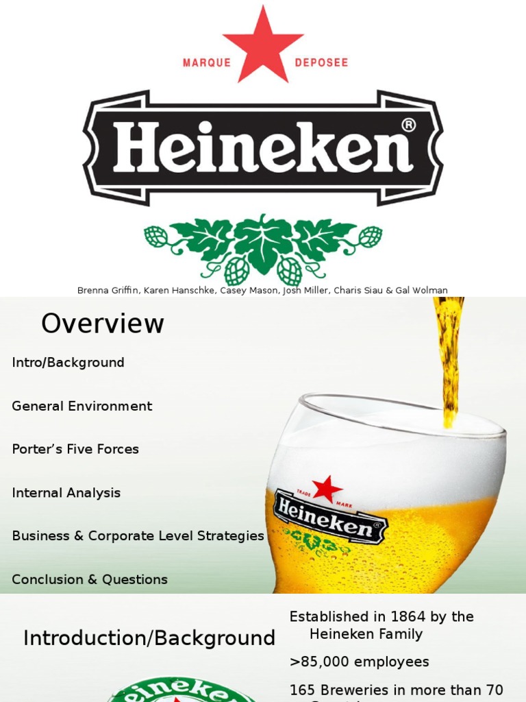 Heineken Case Study | PDF | Brewing | Fermented Drinks