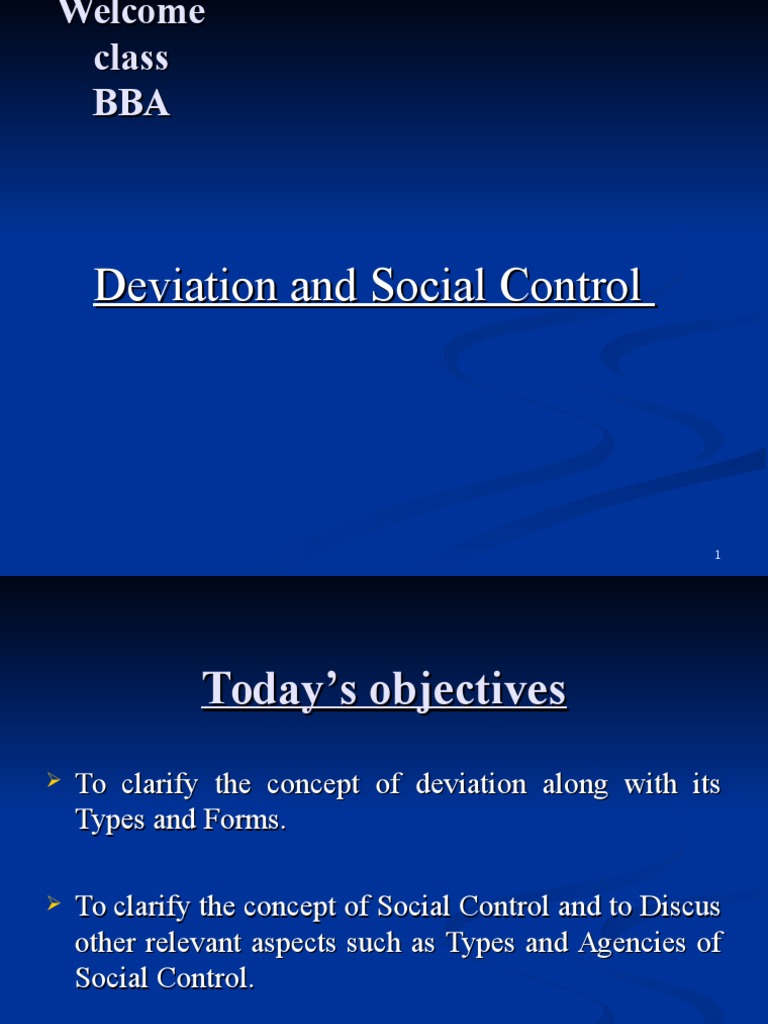 47002124-Social-Deviation.ppt | Deviance (Sociology) | Norm (Social)