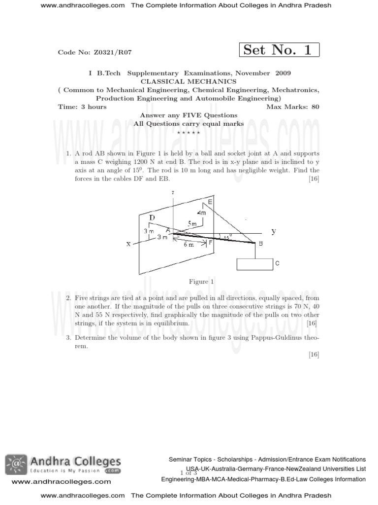 Classical Mechanics | PDF | Rotation Around A Fixed Axis | Acceleration