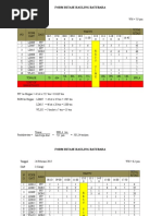 Contoh Rekap Time Sheet Alat Berat | PDF