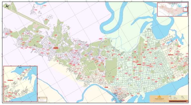 Mapa Iquitos | Pueblo latinoamericano | Perú