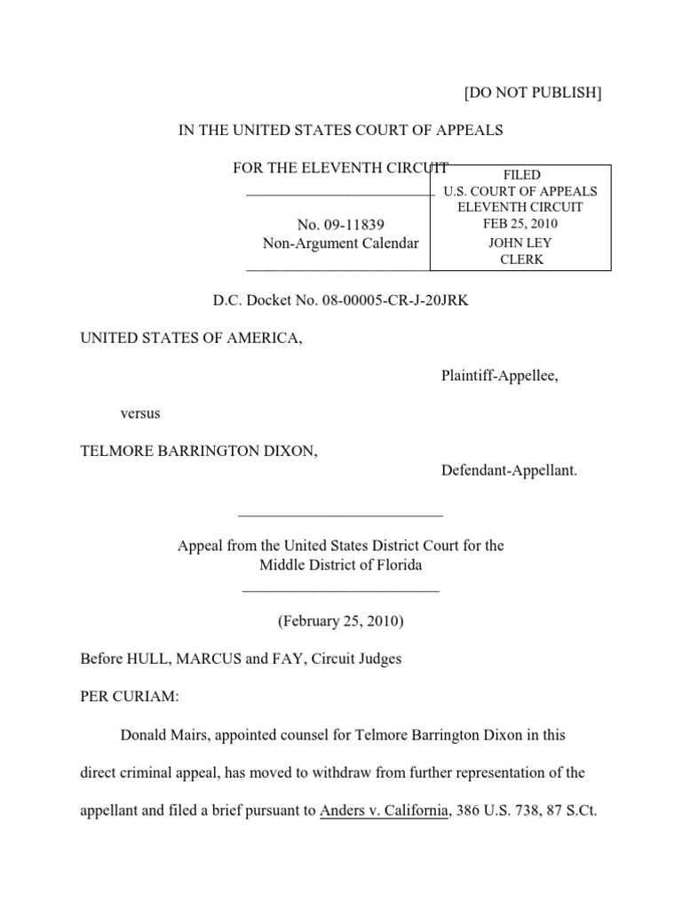 Appeal Affirmed: Telmore Dixon Case | PDF | Social Science | Law