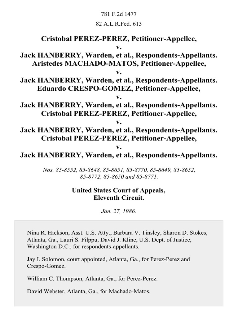 United States Court of Appeals, Eleventh Circuit | PDF | Habeas Corpus ...