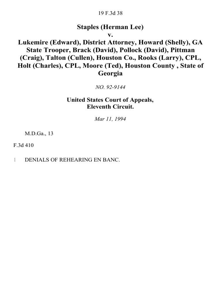 Legal Appeal in Georgia Court | PDF