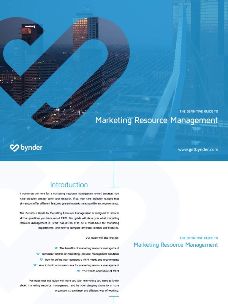 The Definitive Guide To Marketing Resource Management | PDF | Business ...