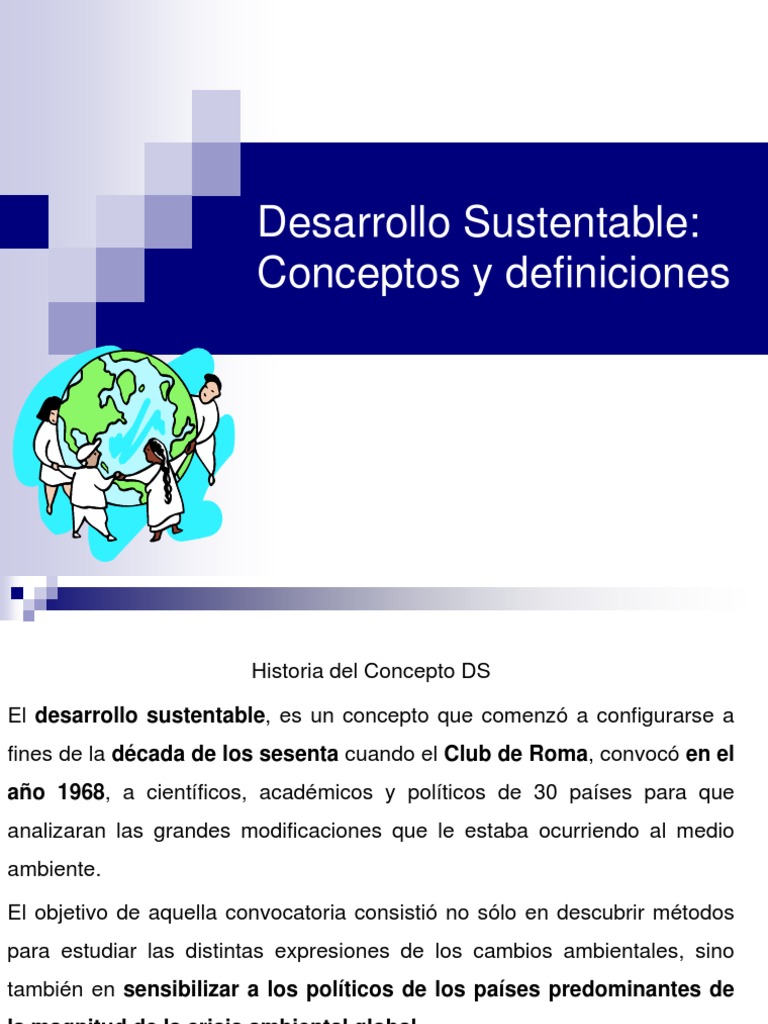 02 - Clase2 - Concepto de Desarrollo Sustentable PDF | Descargar gratis PDF | Desarrollo ...