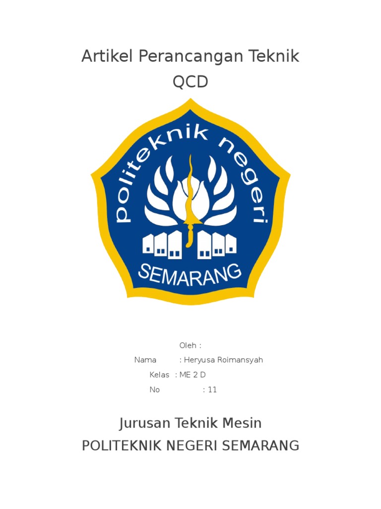 Perancangan QCD | PDF