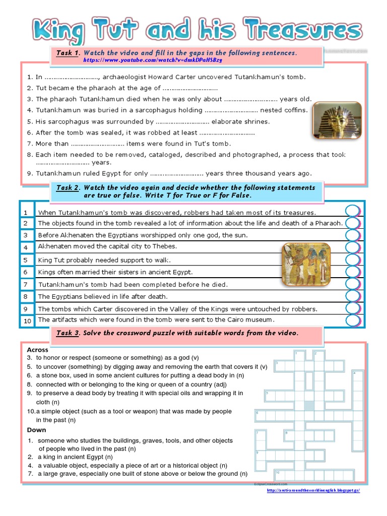 King Tut and His Treasures | PDF | Tutankhamun | Akhenaten