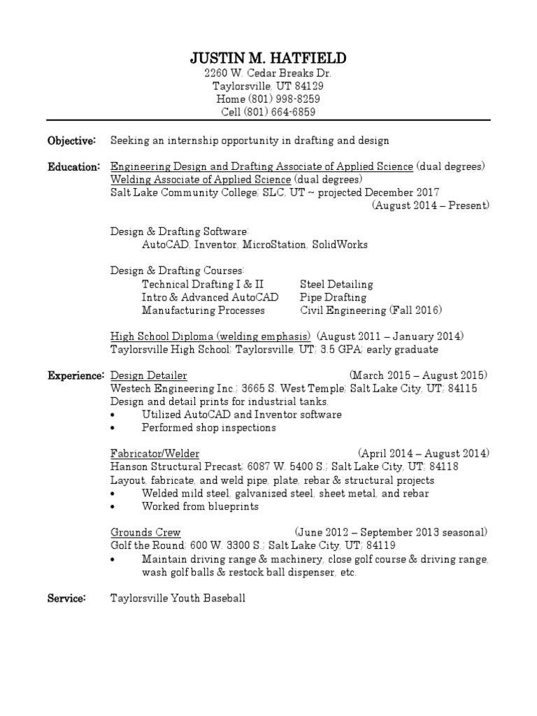 Resume Justin | PDF
