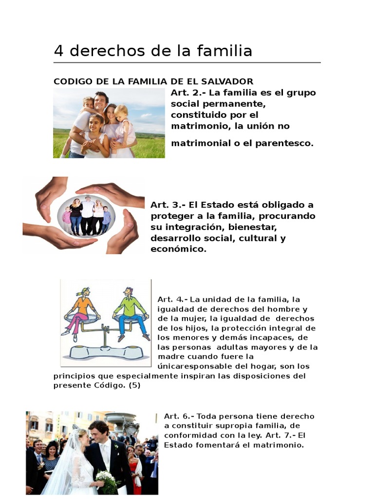 4 Derechos de La Familia | PDF | Mesoamérica | Familia