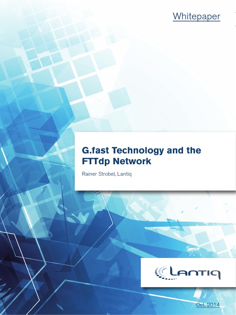 G.fast Technology and The FTTDP Network-20141215015318159 | PDF | Fiber ...