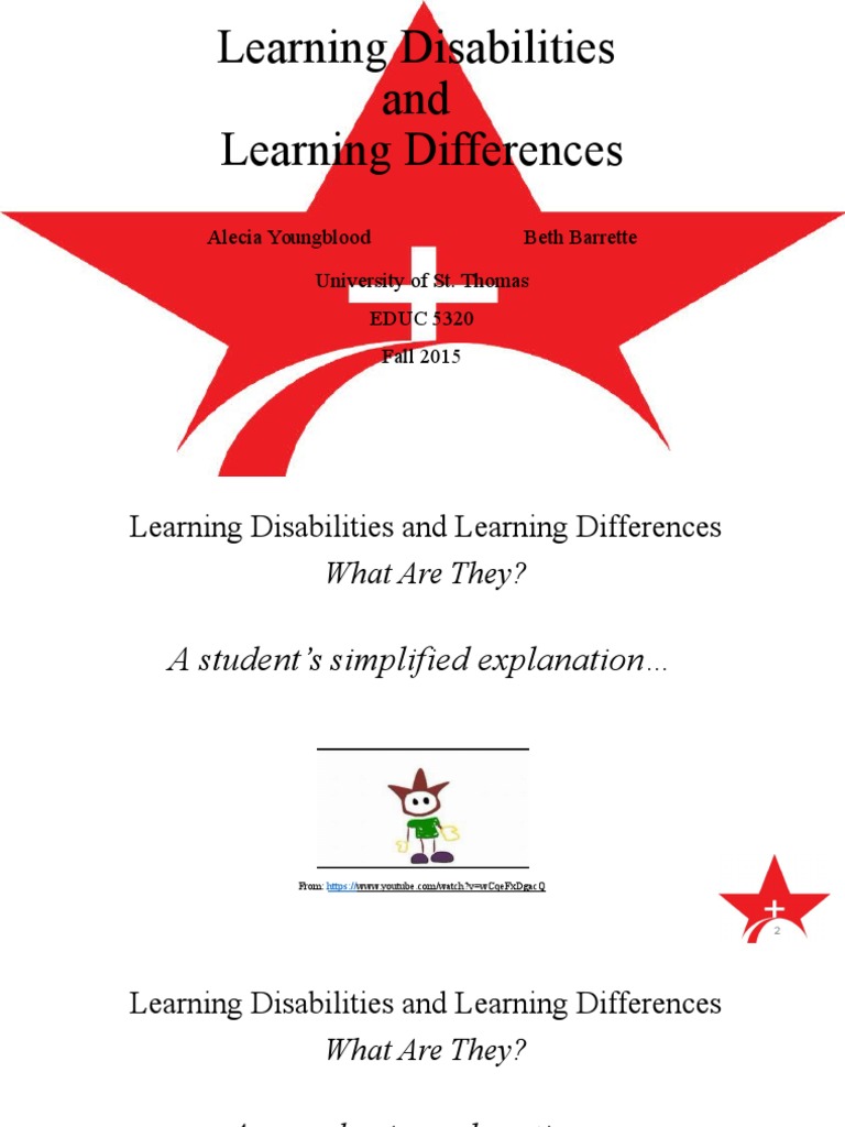 Educ 5320 Group Project 12012015 Edit | PDF | Learning Disability | Dyslexia