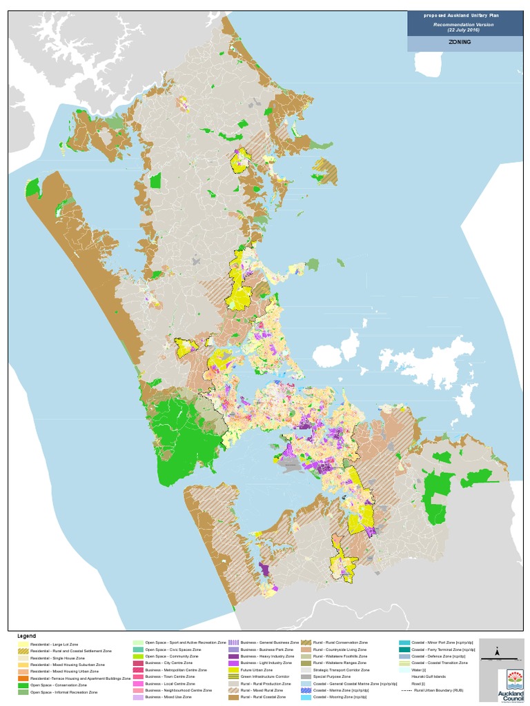 Auckland Unitary Plan Zoning Map | PDF