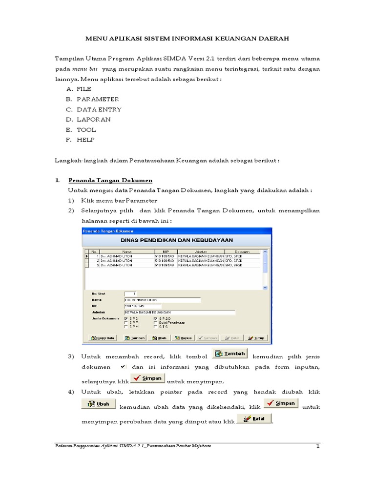 Tutorial Simda PDF | PDF