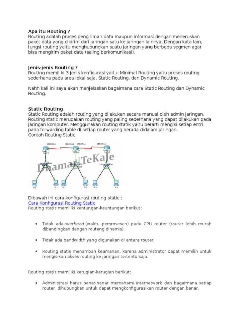 Apa Itu Routing | PDF Apa Itu Routing | PDF