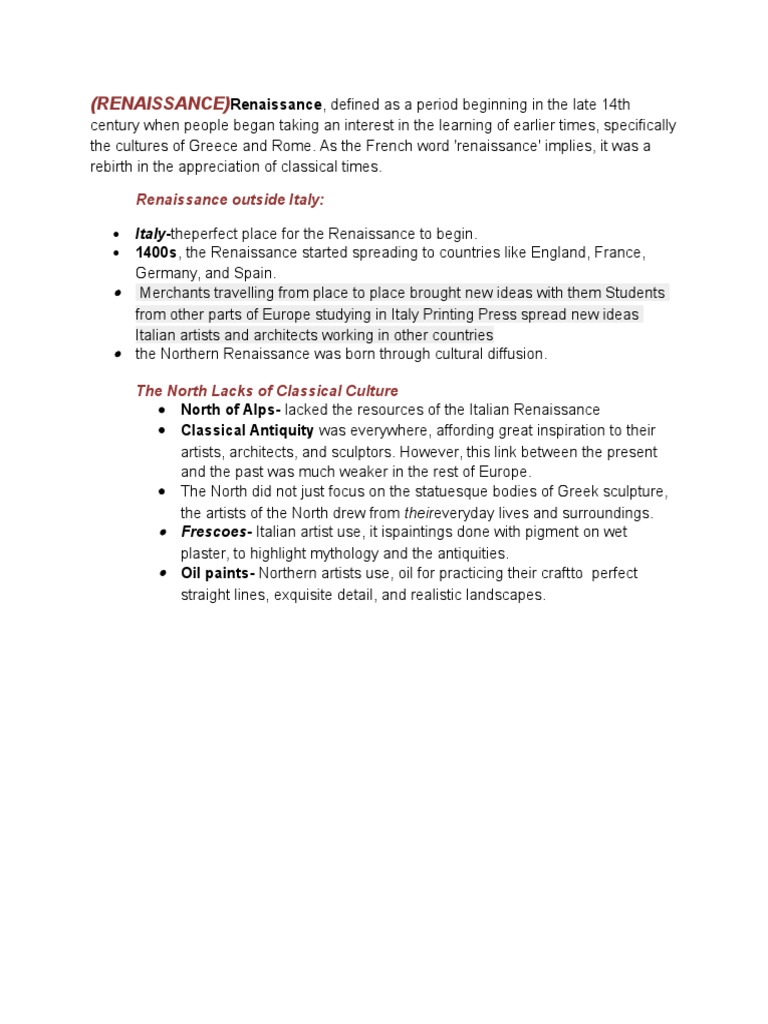 RENAISSANCEPOWERPOINT | PDF