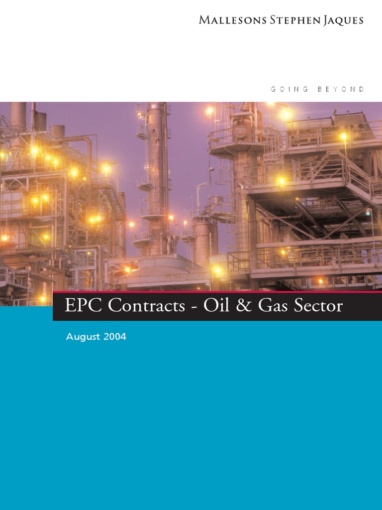 EPC Contracts in The Oil Gas Sector August 2004 PDF | PDF | Project ...